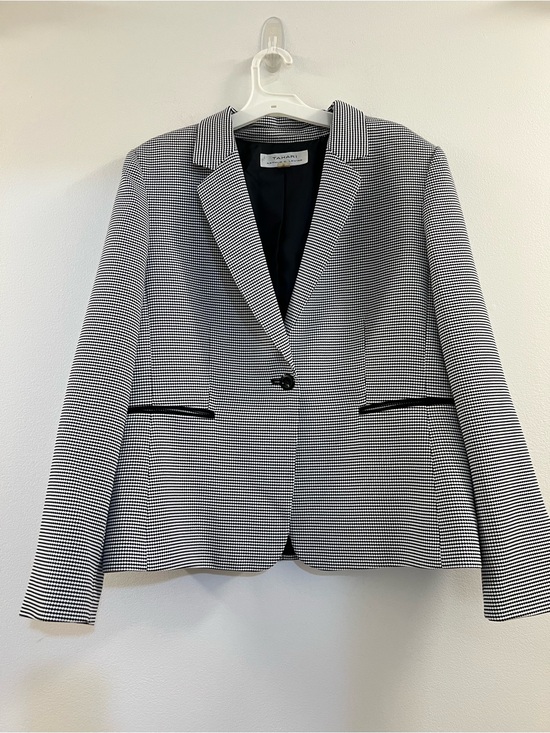 Tahari | Jackets & Coats | Tahari Arthur S Levine Black And White ...